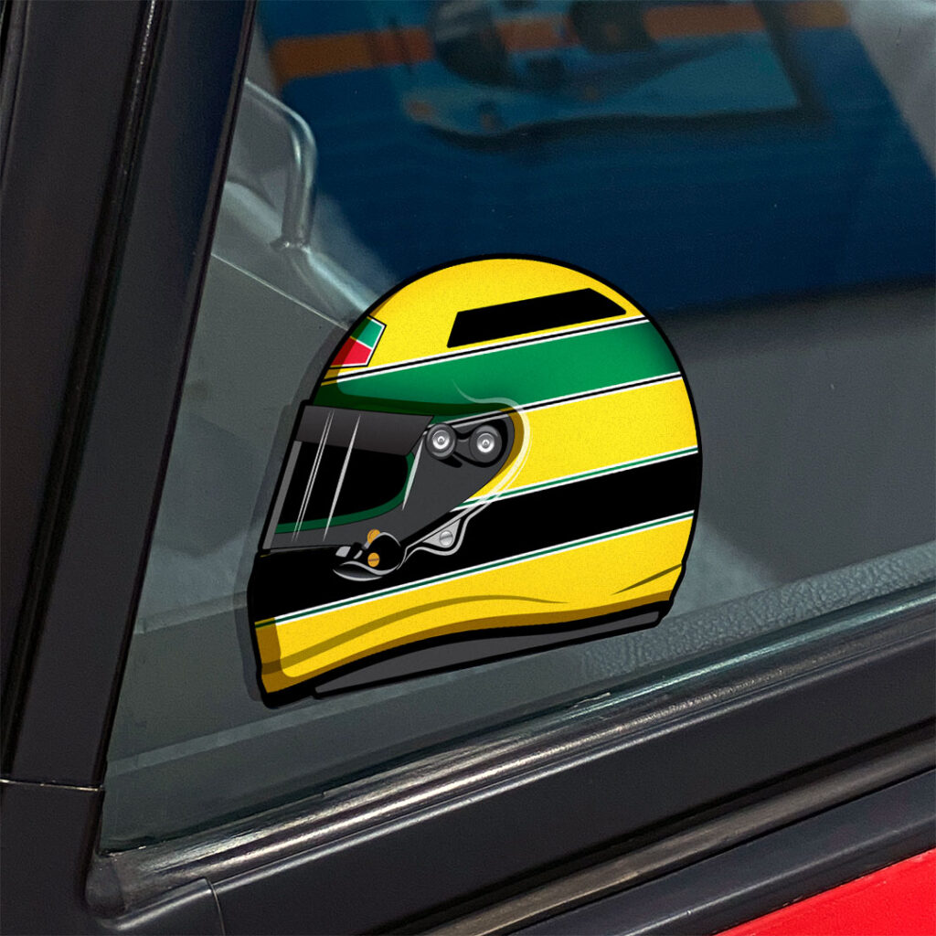 Race Car Driver Helment Series Decals Stickers - Asphalt Killerz