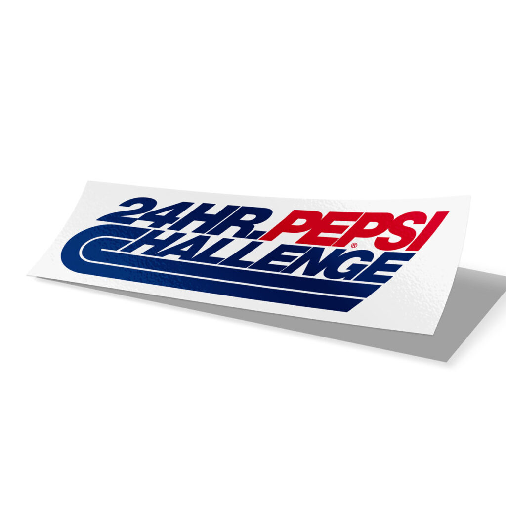 24HR Pepsi Challenge Vintage IMSA Racing Sticker - Asphalt Killerz