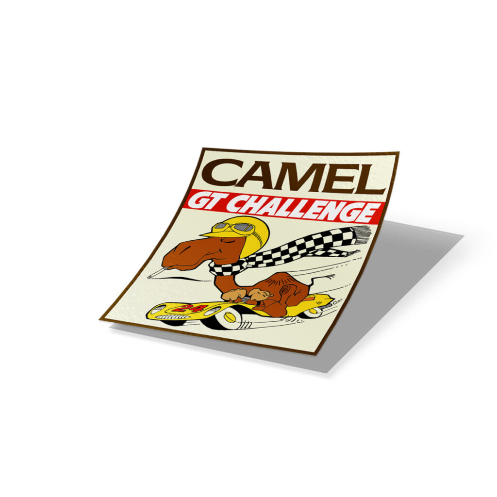 Camel GT Challenge Vintage IMSA Sticker 2 sizes - Asphalt Killerz