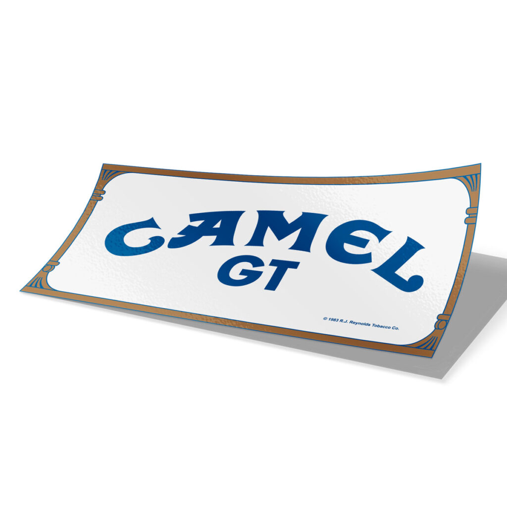 Camel GT Vintage IMSA Racing Sticker Vintage IMSA Racing Sticker ...