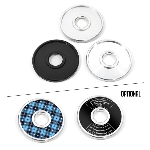 Customizable Porsche Ignition Switch Bezel Billet V2 allows Inserts ...