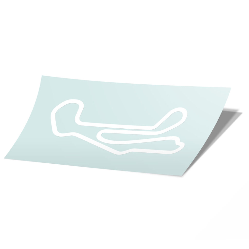 Precision-Cut Track Decals 4" Perfect size for vehicles White Choose ...