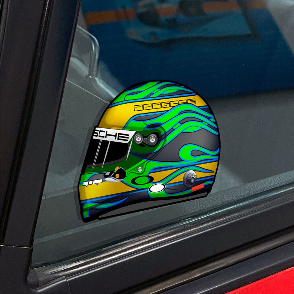 Race Car Driver Helment Series Decals Stickers - Asphalt Killerz