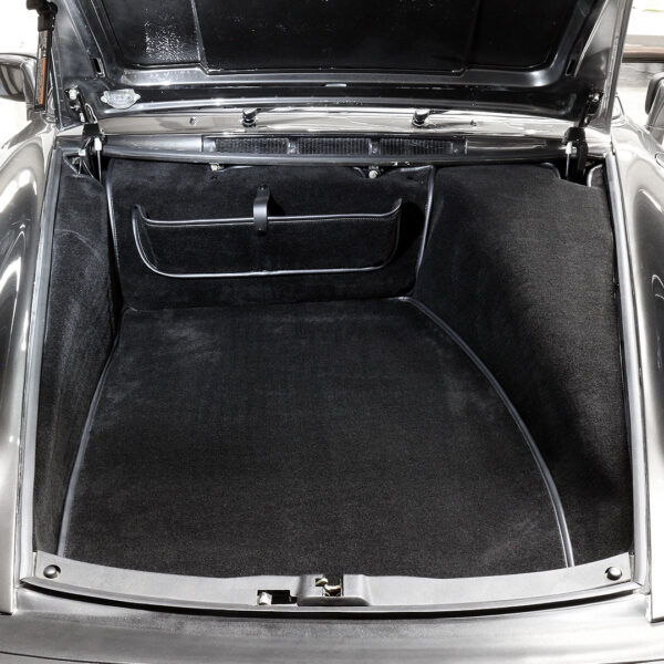 Black Velour Silver Knit PSL1 Carpet Frunk trunk Mat for Porsche 911 G ...