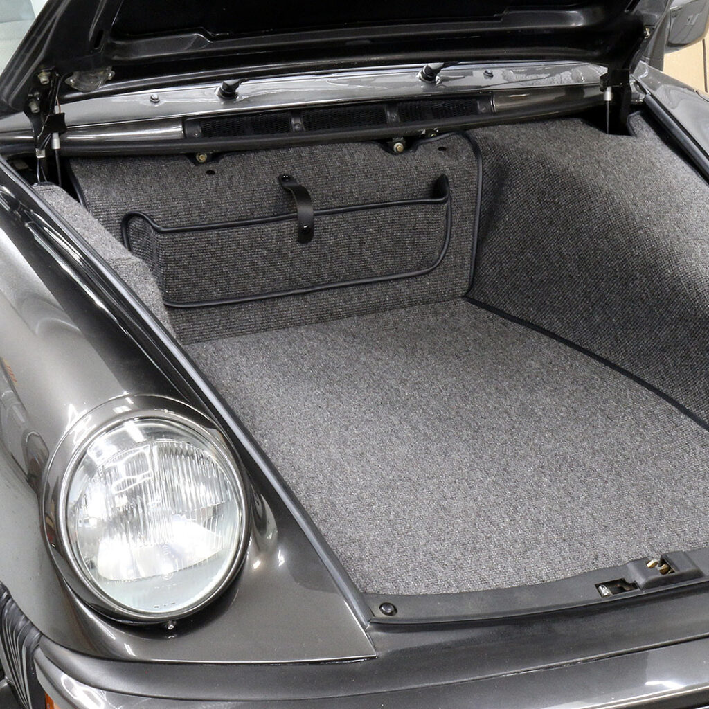 Charcoal Frunk trunk Mat for Porsche 911 G- body German Square Weave ...